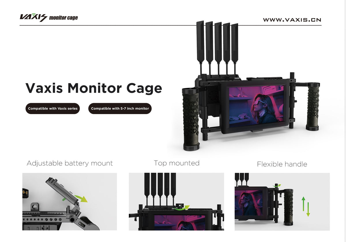 Vaxis V-Mount Director's Monitor Cage DISCONTINUED – Vaxis Storm